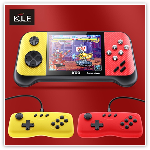 X60 Handheld Game Player 3.5 inch Screen Built in 4849 Retro Games ...